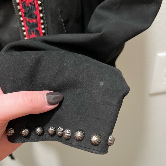 Double D Ranch | Jackets & Coats | Double D Ranch Black Leather Jacket ...